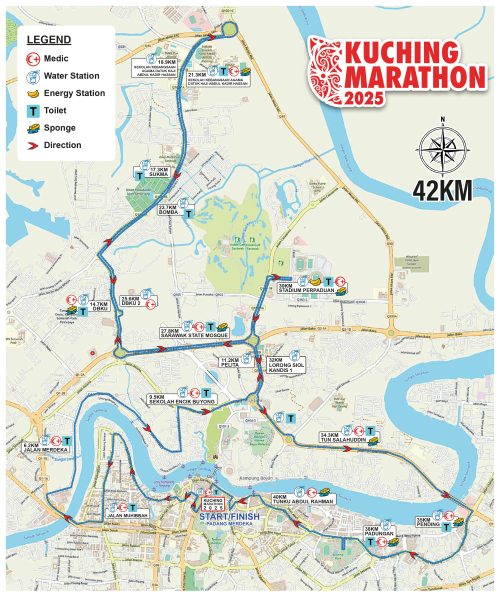 The Route - Kuching Marathon